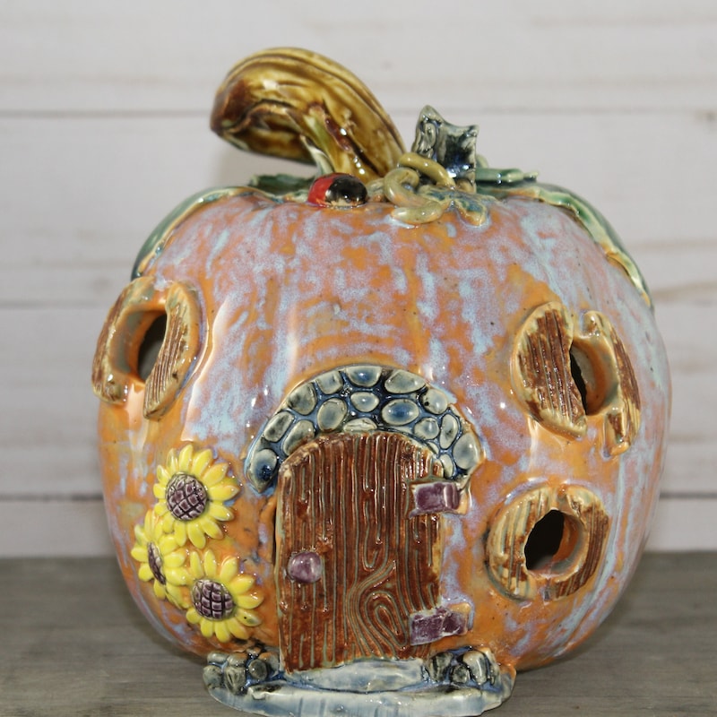 Ceramic Pumpkin - Etsy