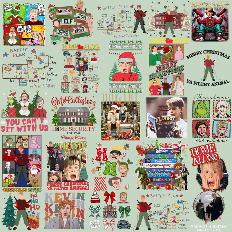 Home Alone Tree Decor - Etsy