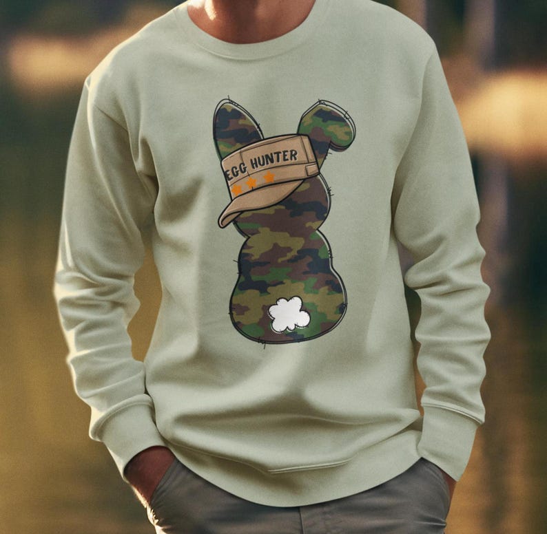 Egg Hunter PNG Camo Easter Bunny Baseball Cap Brown Army Pattern Rabbit ...