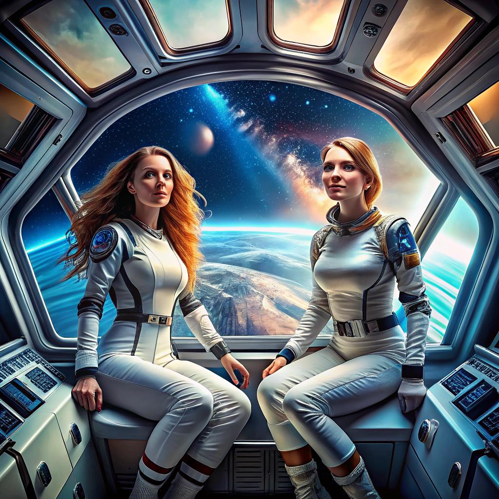 AI Girl Photo. Art of Beautiful Girl in Space. Hot AI Girls. - Etsy