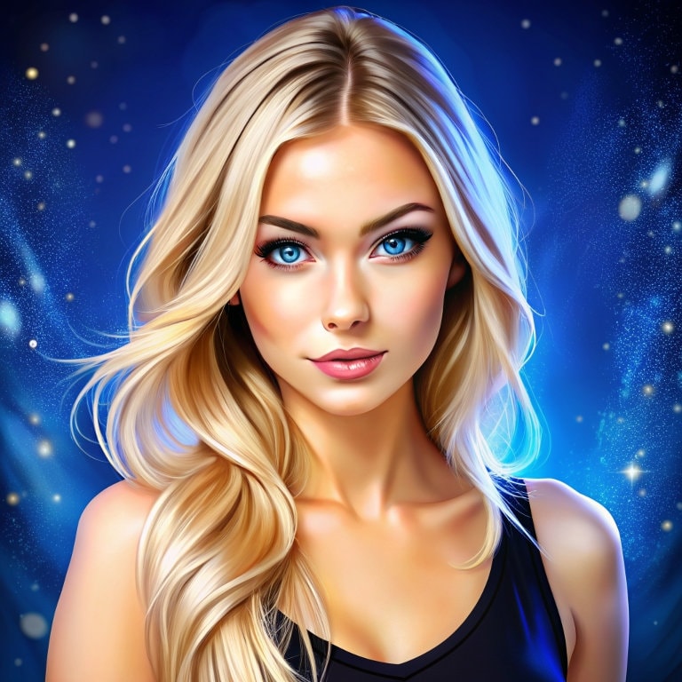 Illustrations of a AI Girl - Etsy