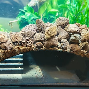 Fish Tank Tunnel With Stairs, Aquarium Hideout for Betta/shrimp/cory ...