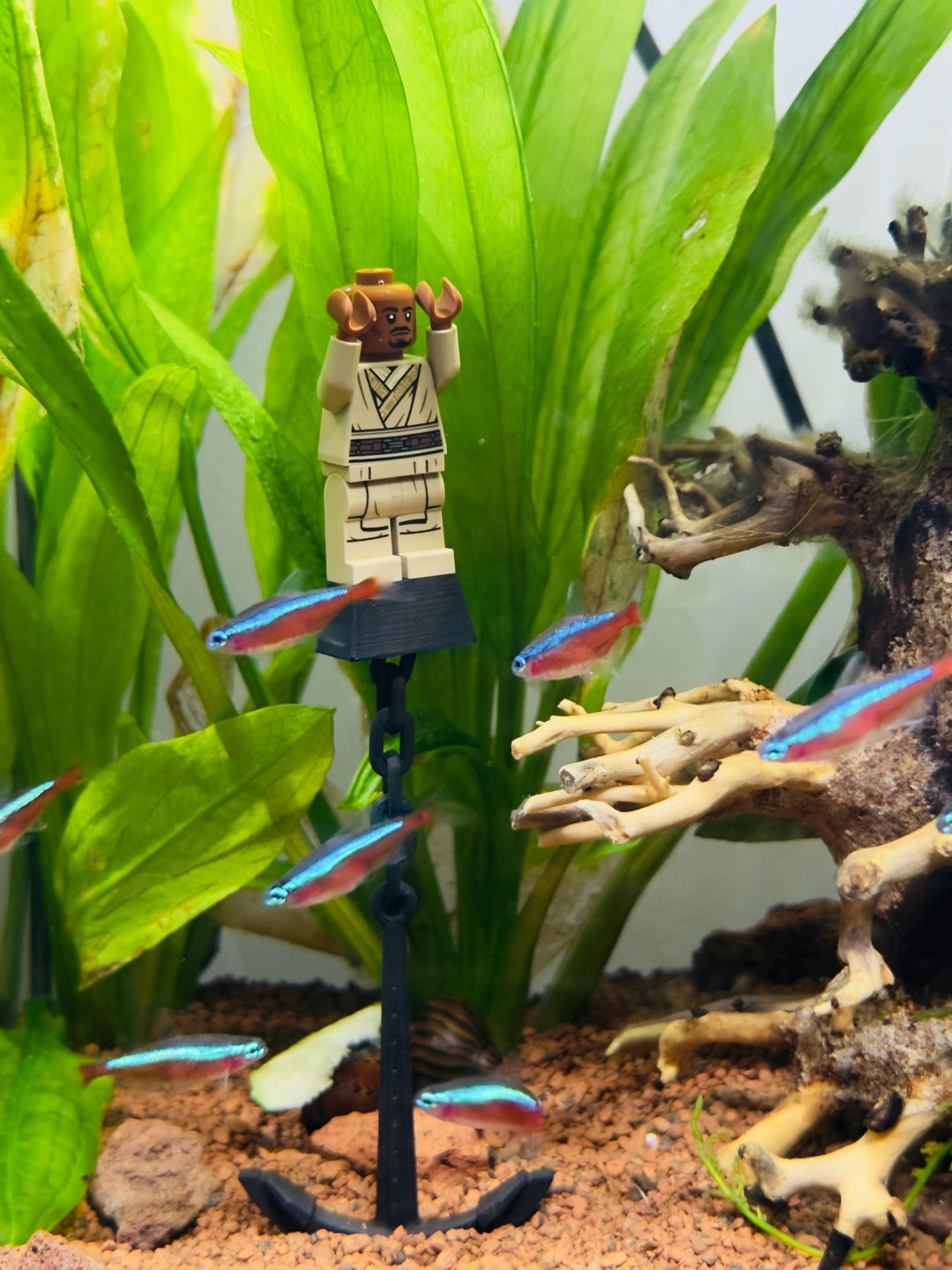 Personalised Floating Base for LEGO Aquarium Decoration, Compatible ...