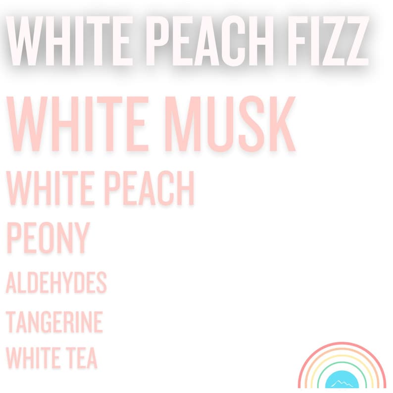 White Peach Fizz Eau De Parfum by Smoky Mountain Scents - Etsy
