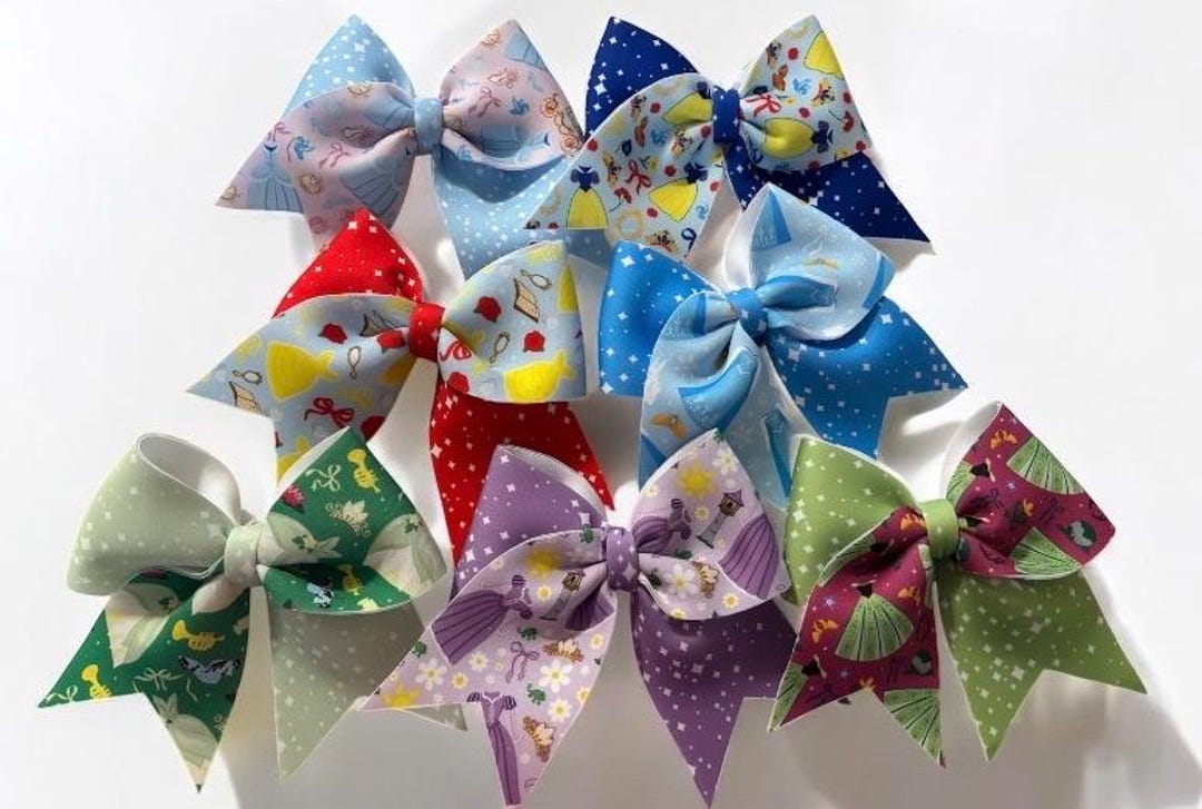 Princess Cheer Bows - Etsy