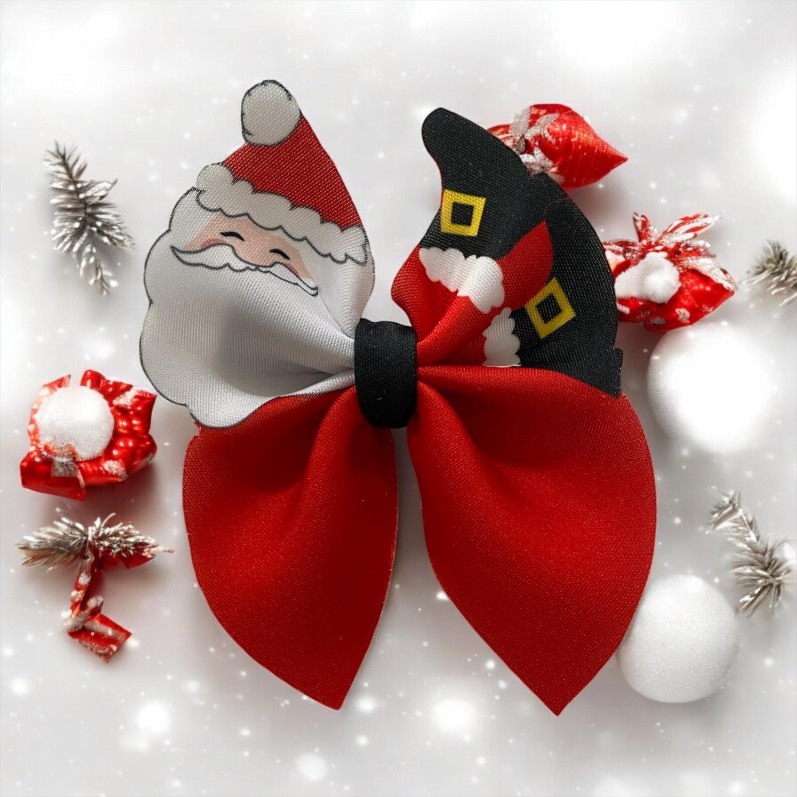 Traditional Christmas Neoprene Bubble Bows - Etsy