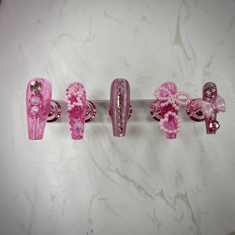 Custom Gel X Press on Nails - Etsy