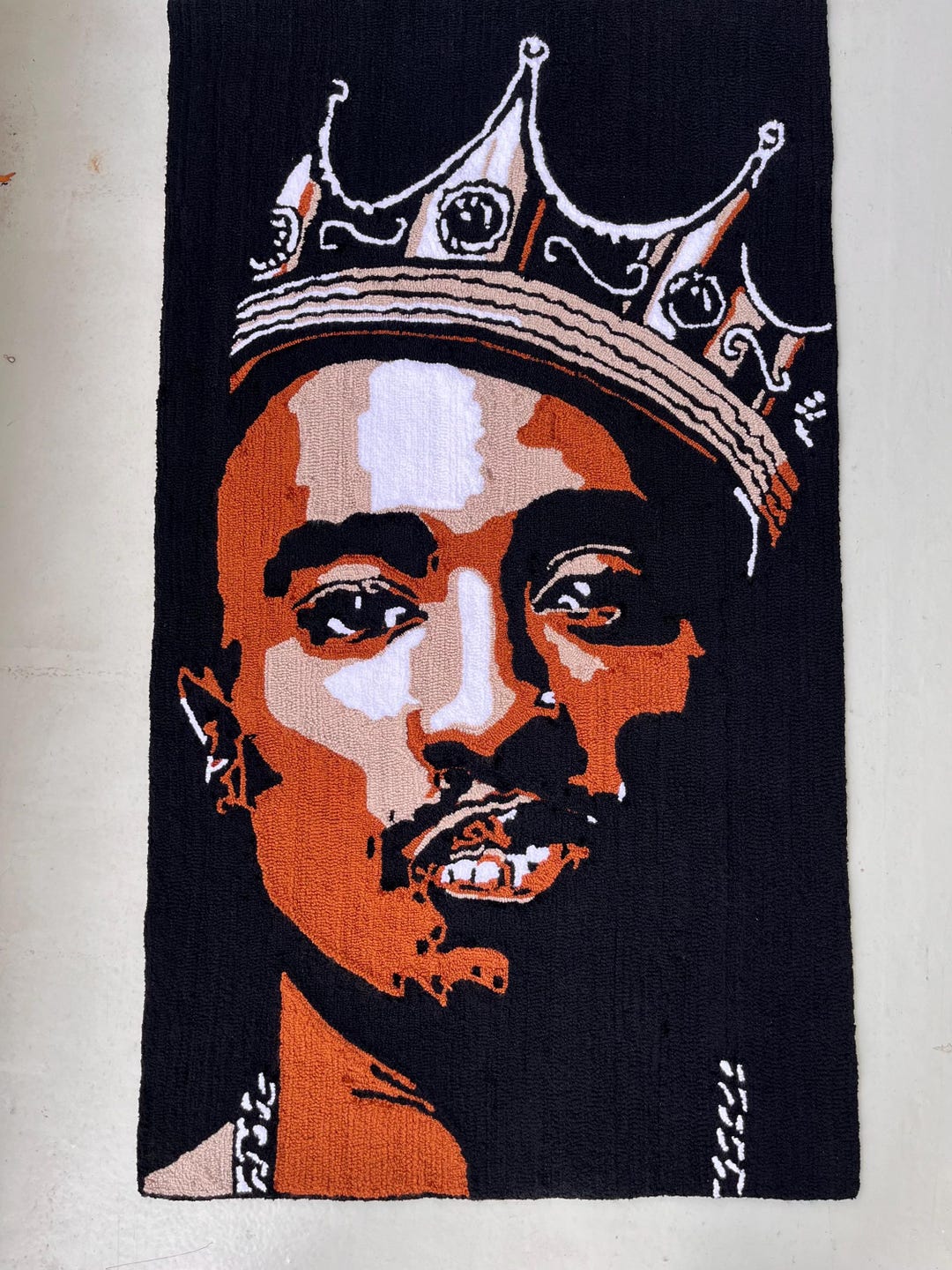 Tufted Rug/ 2pac / Tupac Shakur / 100% Handmade / Tufting / Custom Rug ...
