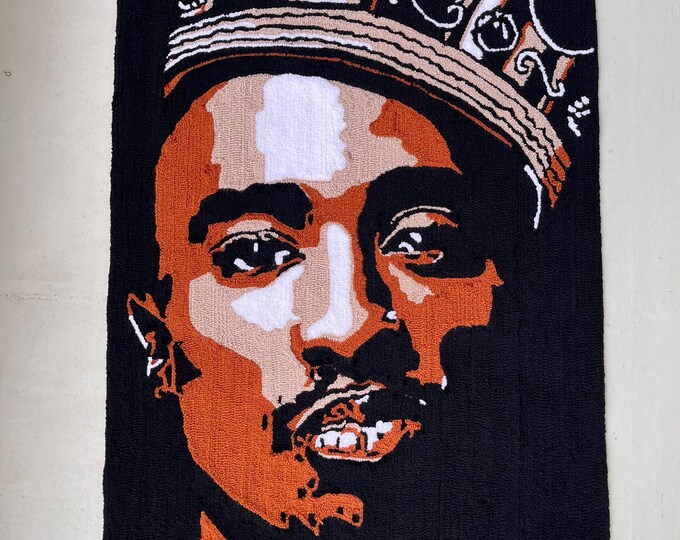 Tufted Rug/ 2pac / Tupac Shakur / 100% Handmade / Tufting / Custom Rug ...