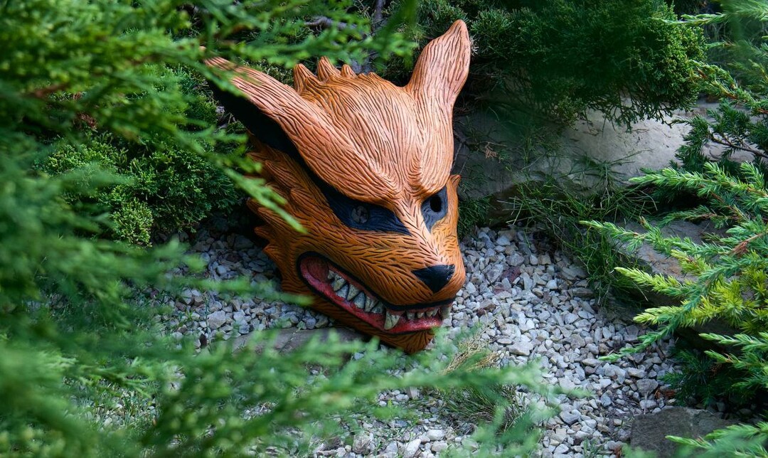 Kurama Mask, Naruto, Anime, Cosplay - Etsy