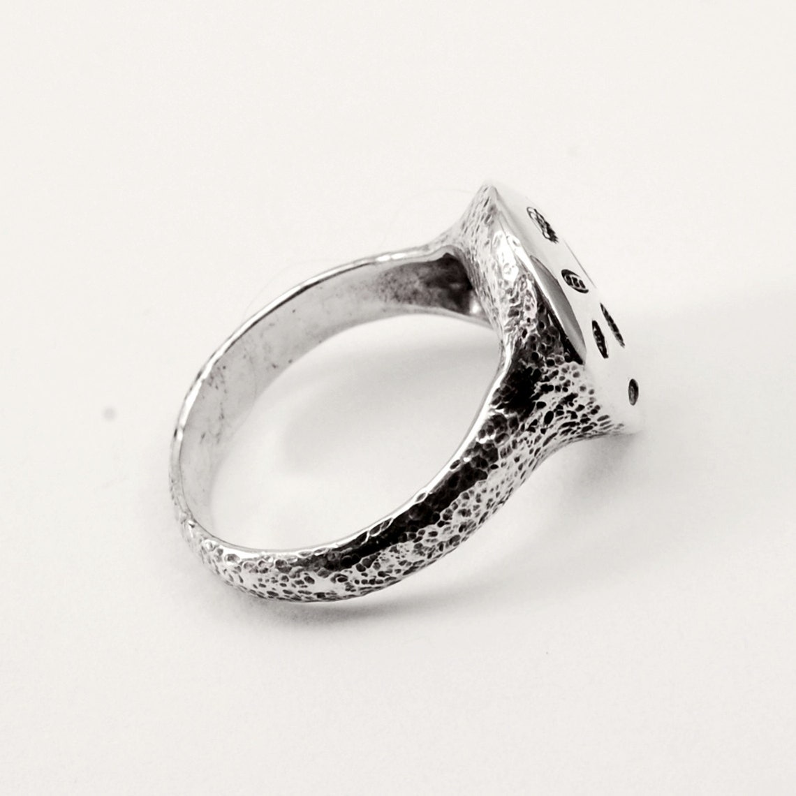 Never Trust Ring Sterling With All Sort of Hallmarks - Etsy