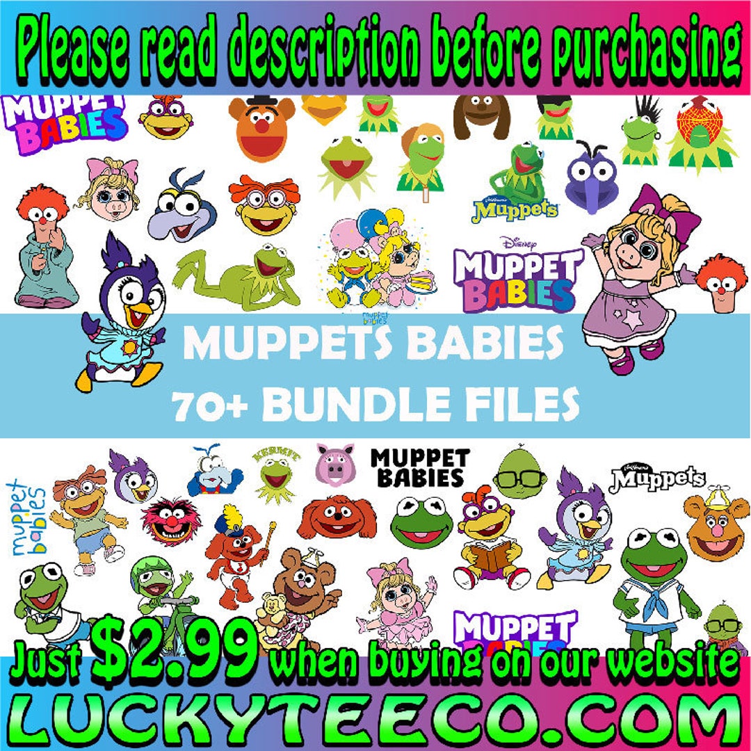 70 Muppets Svg Bundle, Muppets Babies SVG Cut Files for Cricut ...