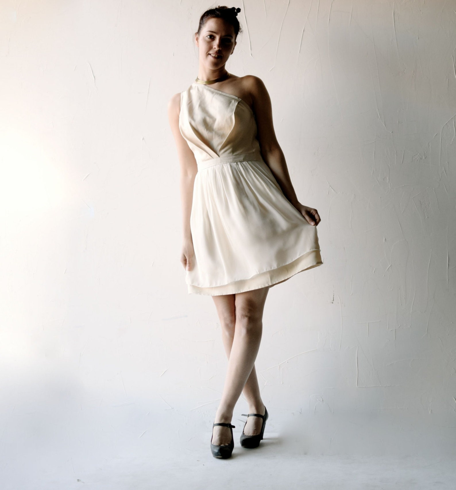 SAMPLE SALE Wedding Dress Short Wedding Dress Simple Wedding | Etsy