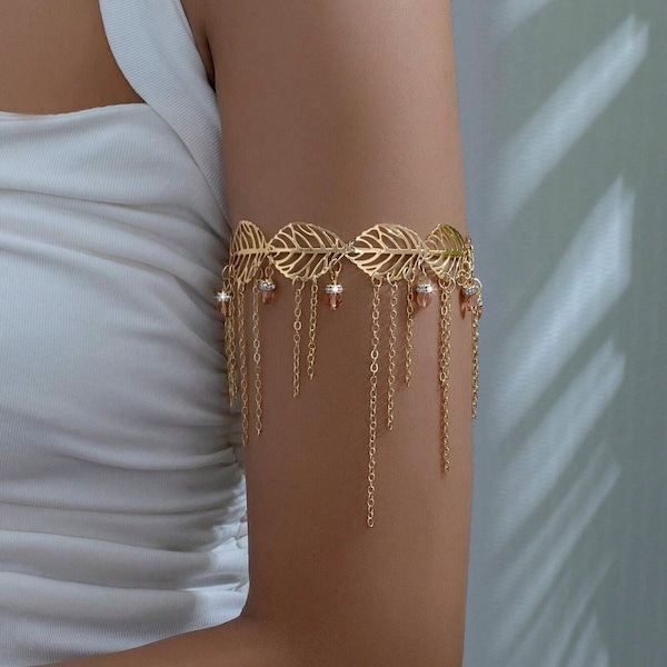Gold Arm Cuff - Etsy