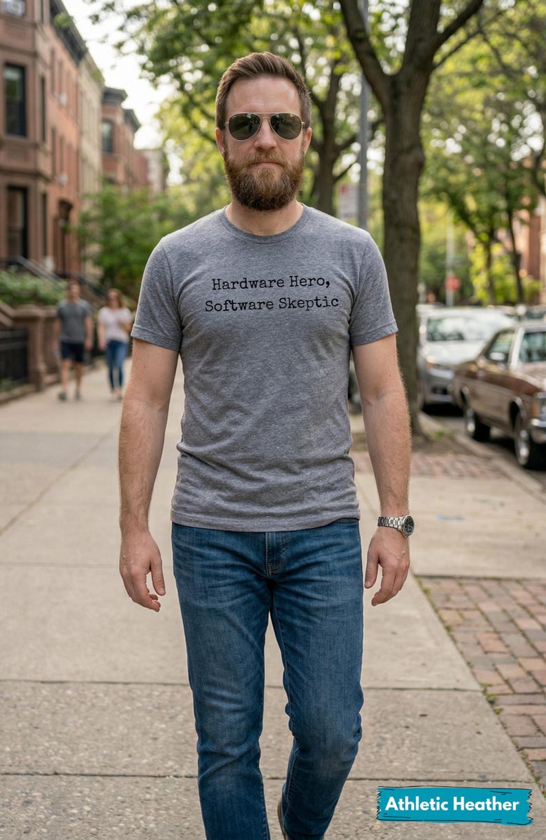 Funny Dad Tech Shirt, Hardware Hero Gift Top, Fathers Day Sarcastic ...