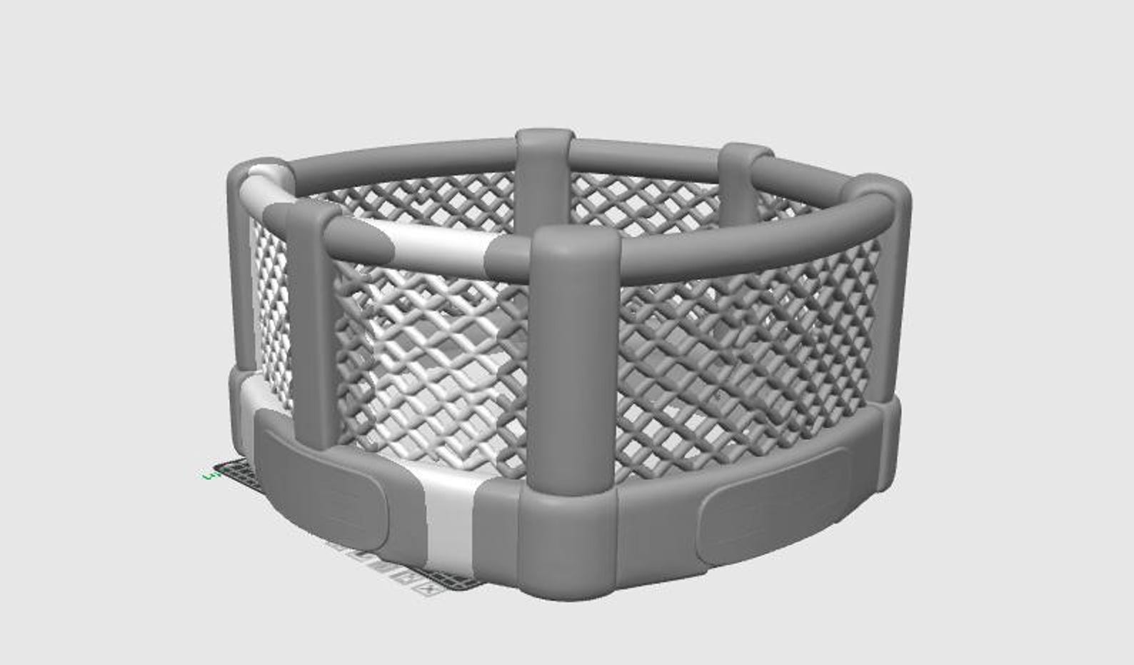UFC Octagon 3D Model | Funko Pop Style UFC Octagon STL | Octagon Arena ...