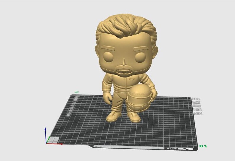 Fernando Alonso 3D Model | Funko Pop Style Fernando Alonso STL ...