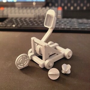 3D Printable Catapult Kit Card | 3D Printable STL File | Catapult STL ...
