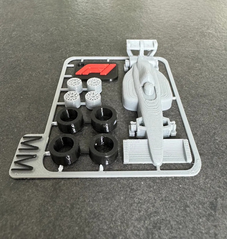 3D Printable Formula 1 Card | 3D Printable STL File | Formula 1 STL - Etsy