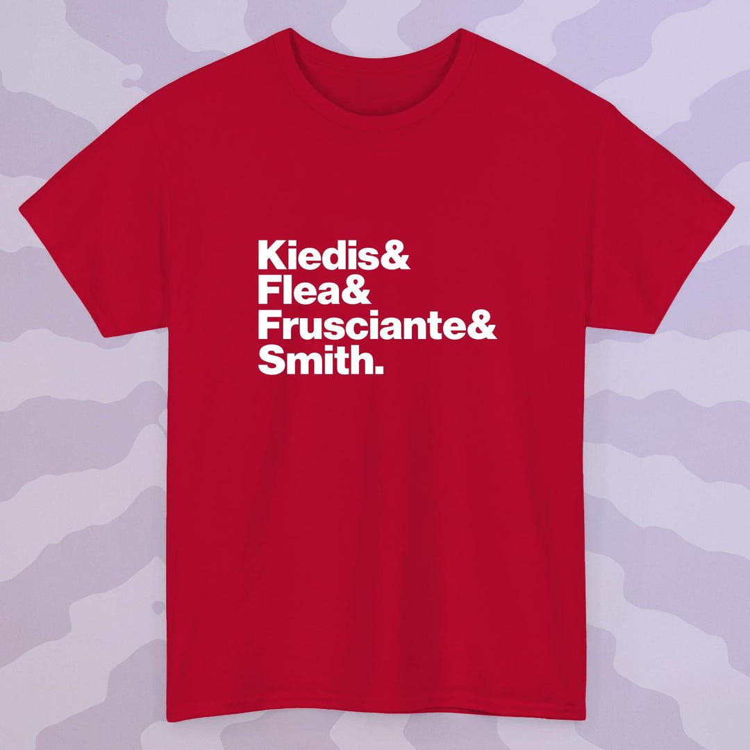 T-shirt Line-up Red Hot Chili Peppers - Etsy