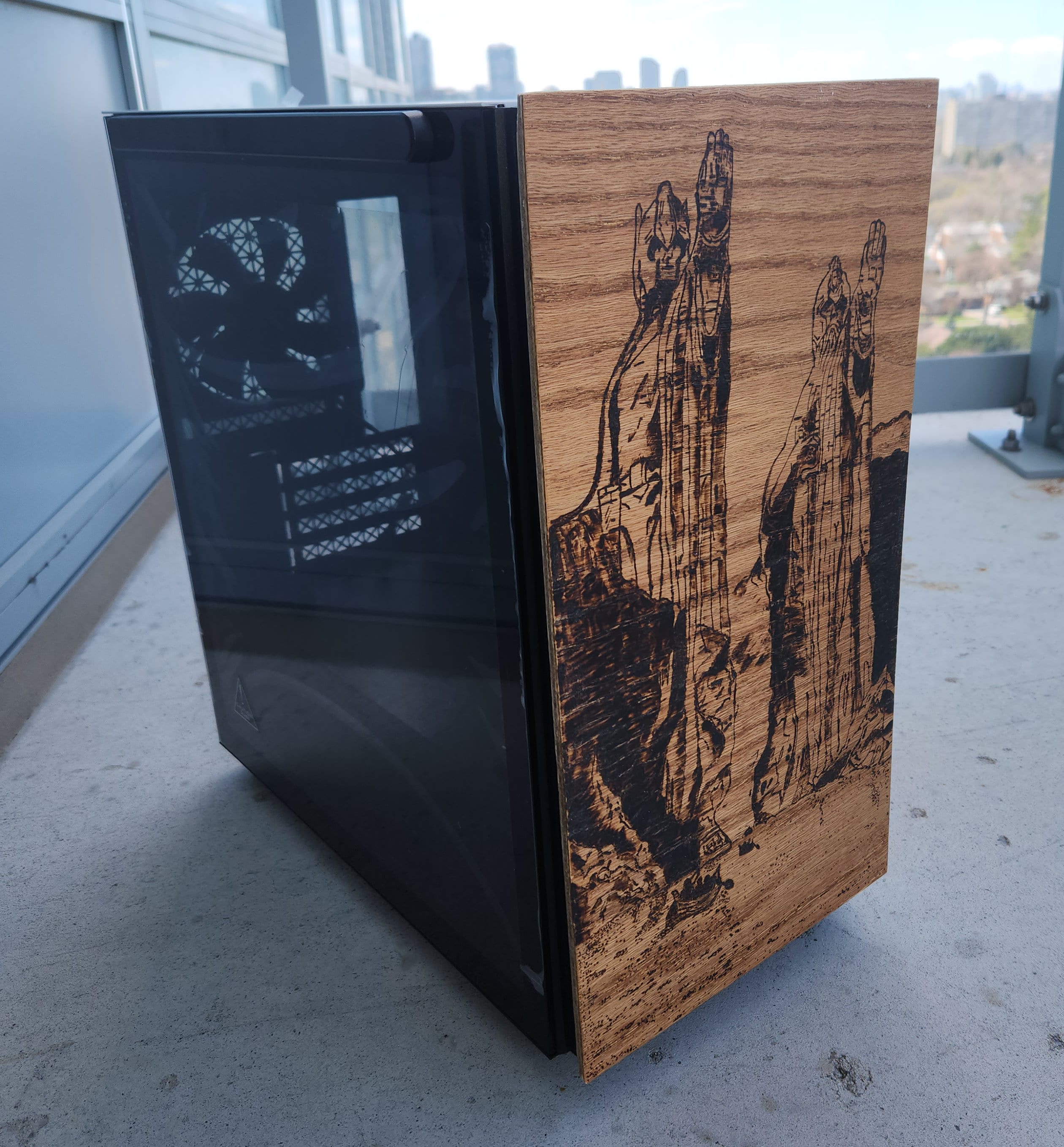 Lord of the Ring Themed Wooden Computer Case - Etsy