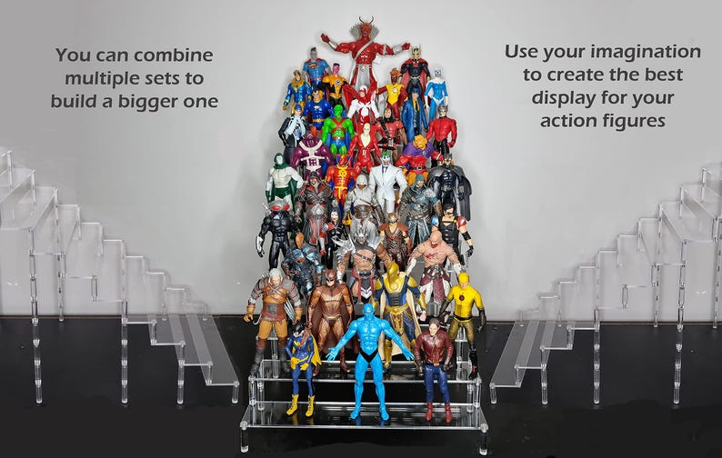 Premium Action Figure Stadium Riser Display Stand - Etsy