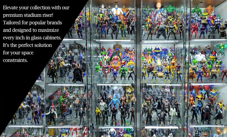 Premium Action Figure Stadium Riser Display Stand - Etsy