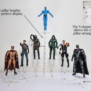 Action Figure Adjustable Pillar Display Stand Set - Etsy
