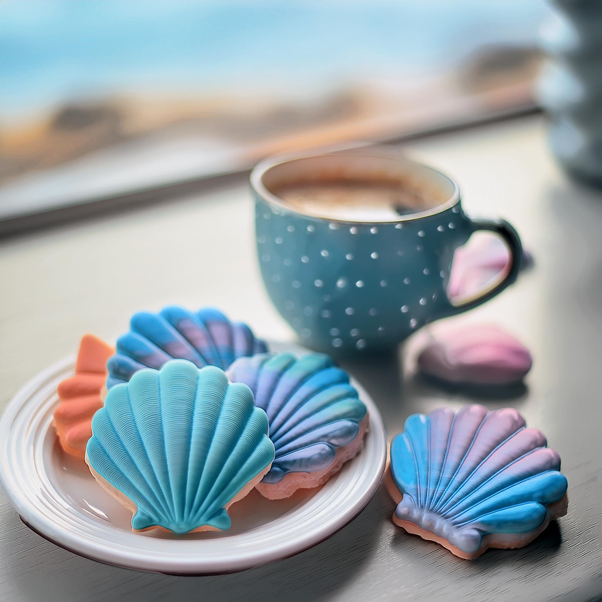 Scallop Shell Cookie Cutter STL File Instant Download - Etsy