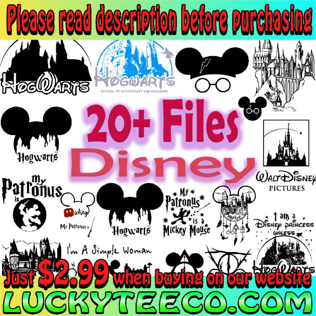 17 Disney Harry Potter Bundle Svg, Disney Svg, Harry Potter Mickey ...
