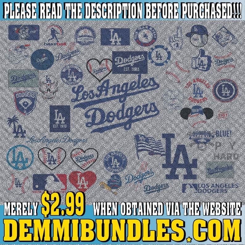 LA Dodgers Baseball Team Svg, LA Dodgers Svg, M L B Svg, MLB Svg, Png ...