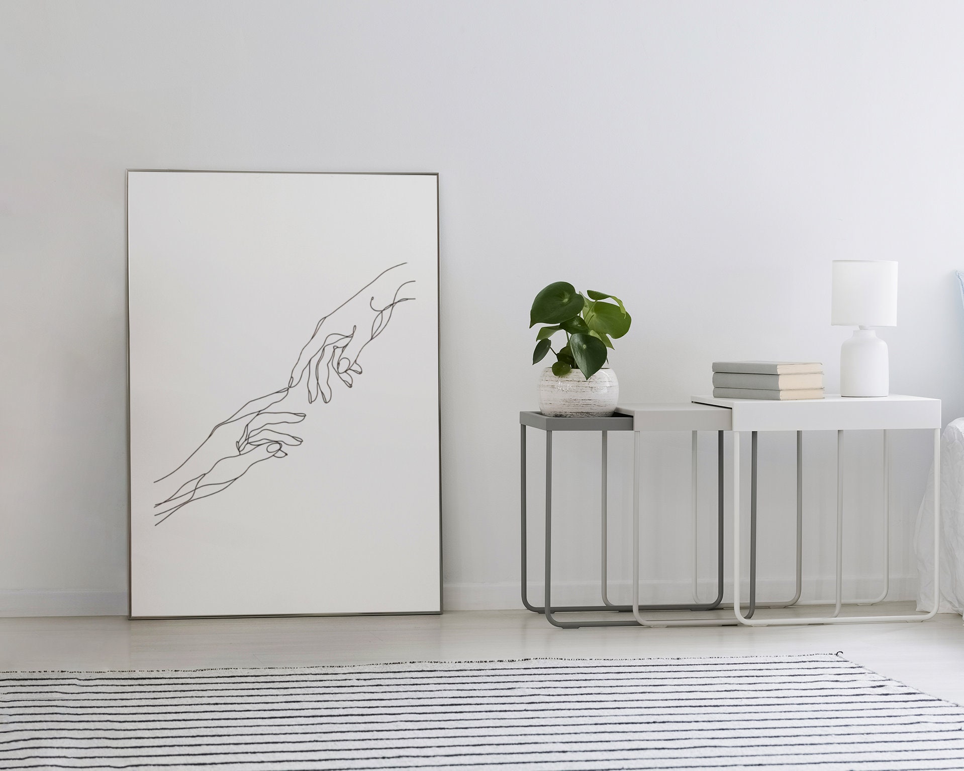 DIGITAL DOWNLOAD, Holding Hands Fine Line Art Print, Romantic Hands ...