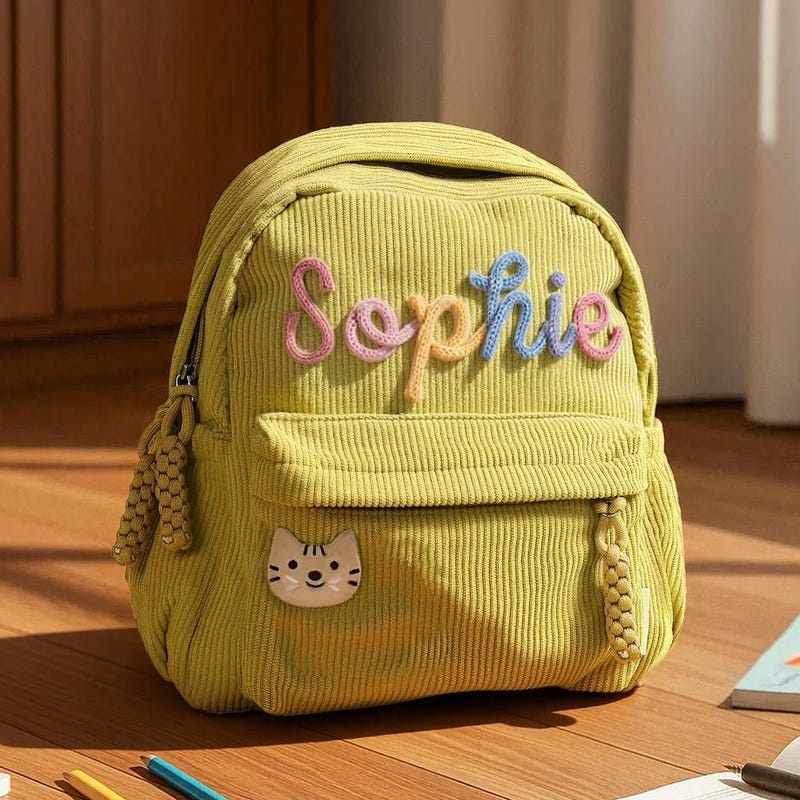 Girls Cats Backpack - Etsy