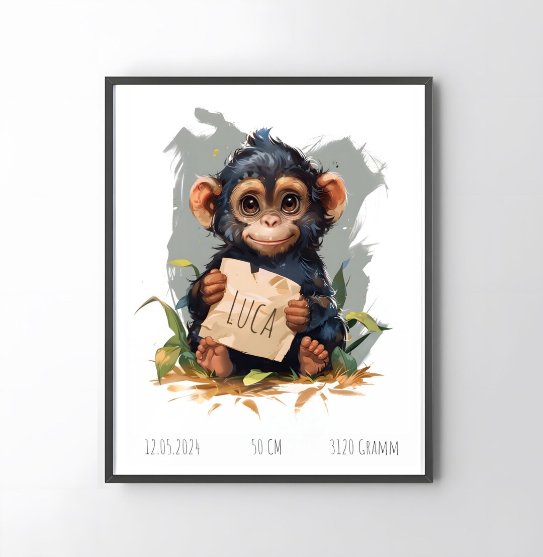 Poster With Name for Children's Room Gift for Baby or Child ...