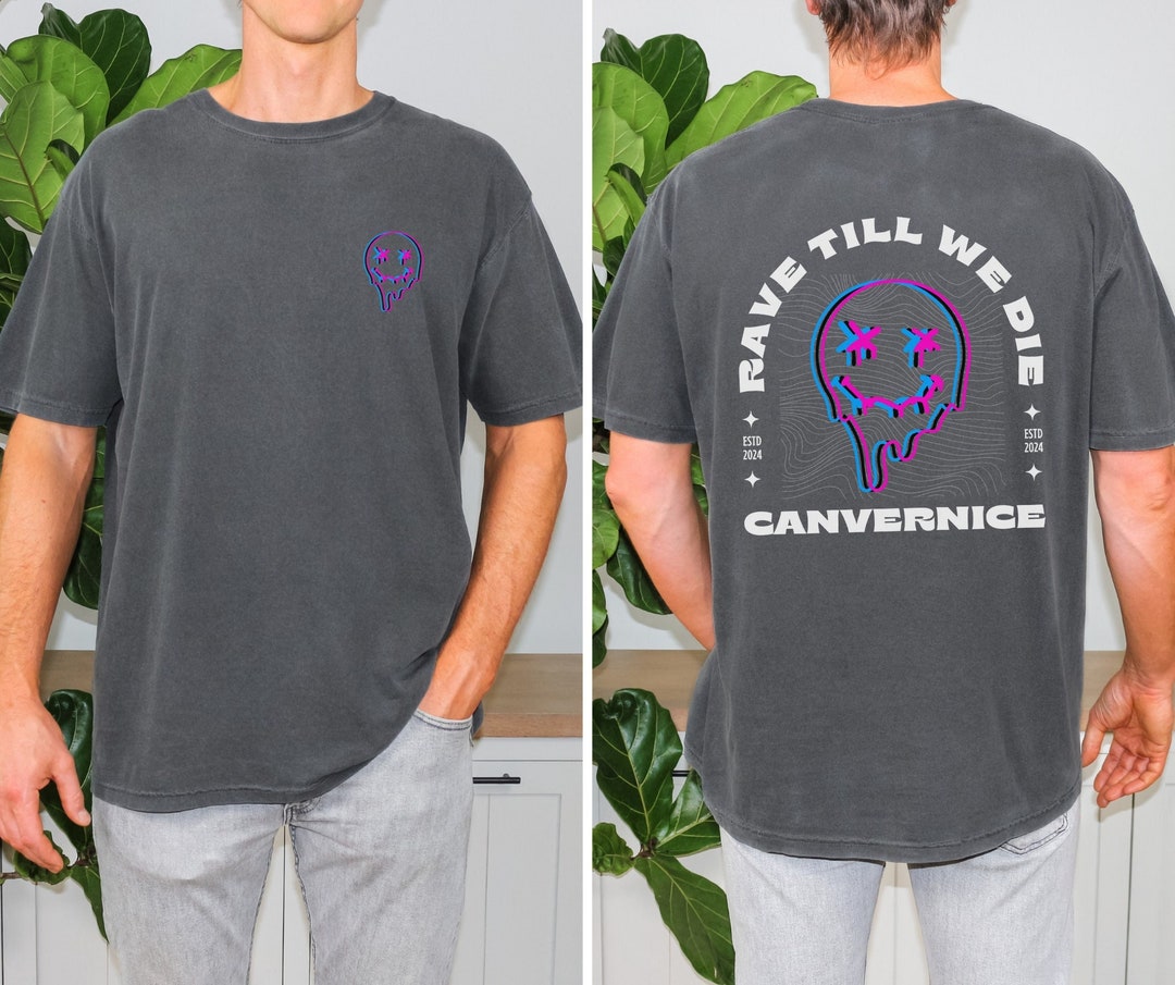 Rave Tshirt Relaxed Fit Rave Wear for Men Tshirt for Men Gift for Him ...