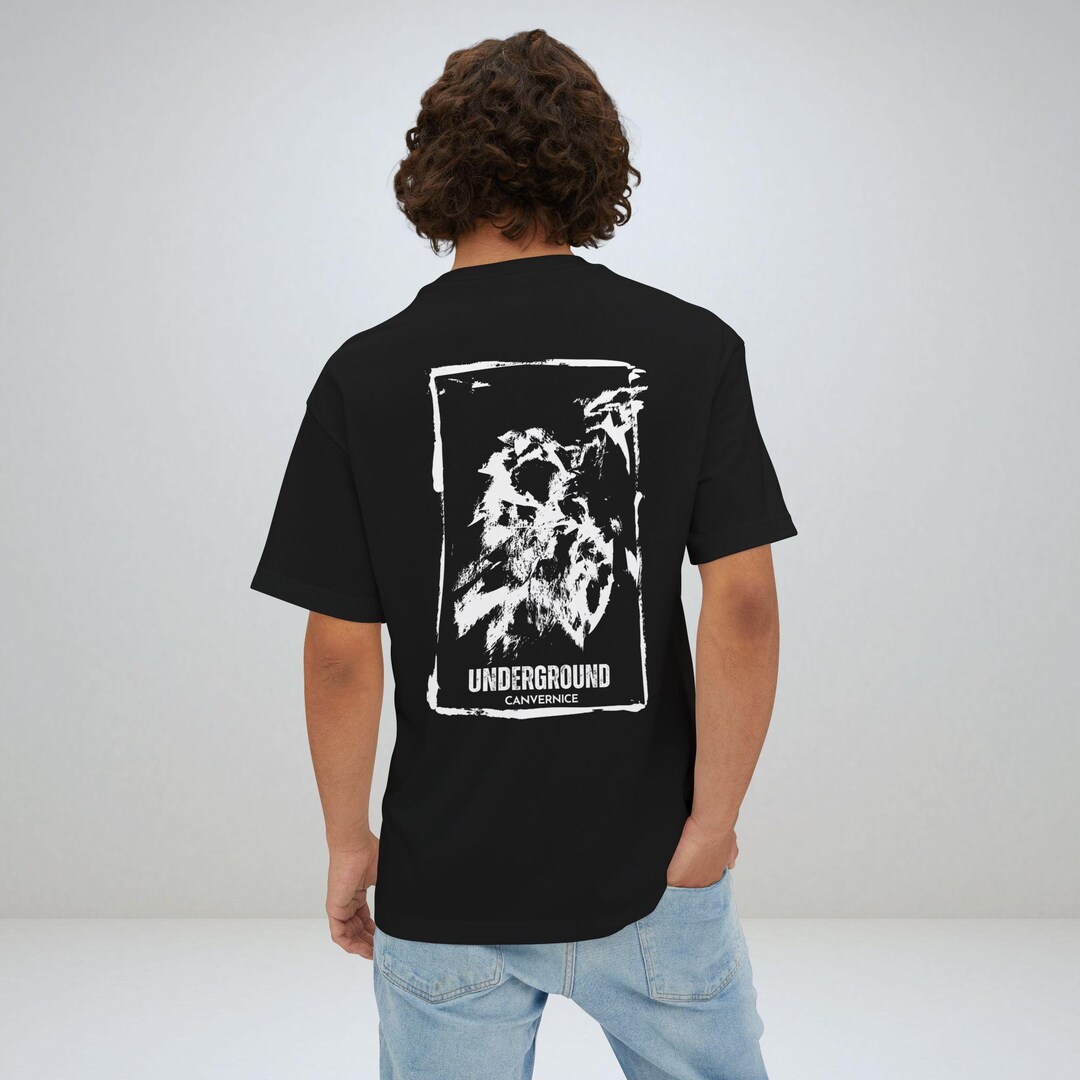 Underground Shirt Underground Music Shirt Boxy Tee Rave Shirt Grunge ...