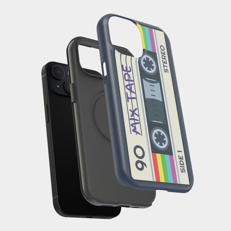 Vintage Cassette Tape iPhone 15 Case: 90s Music Lover Retro Phone Cover ...