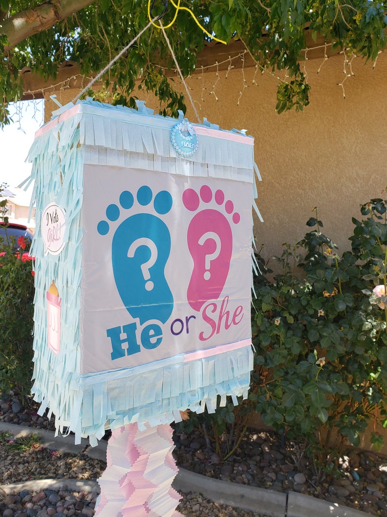 New Gender Reveal Pinata Ready to Ship - Etsy