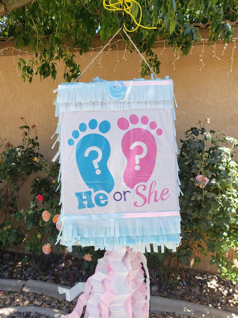 New Gender Reveal Pinata Ready to Ship - Etsy