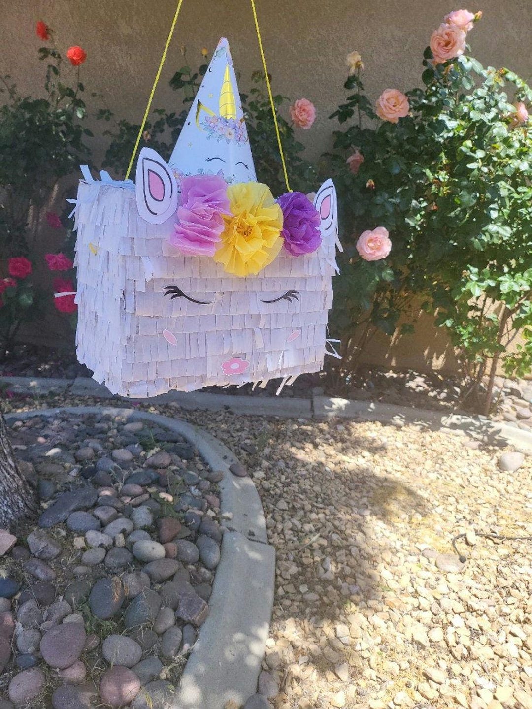 Unicorn Face Pinata - Etsy