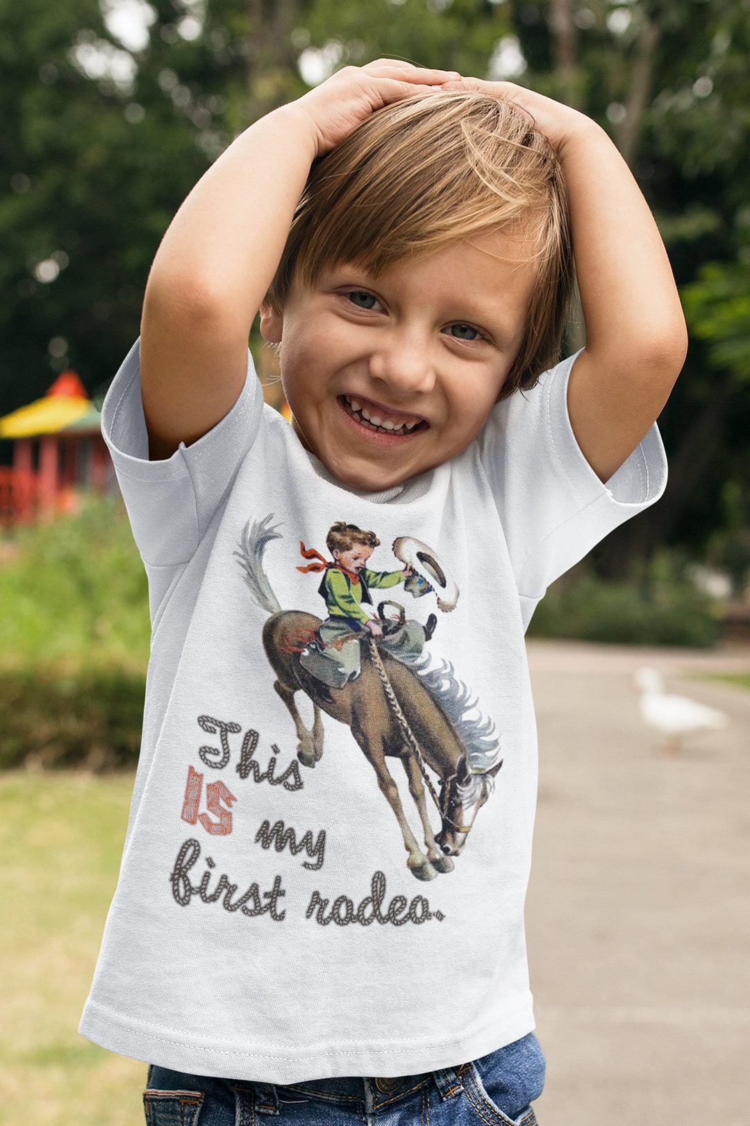 First Rodeo Retro Cowboy Shirt, Western Shirt, This is My First Rodeo ...