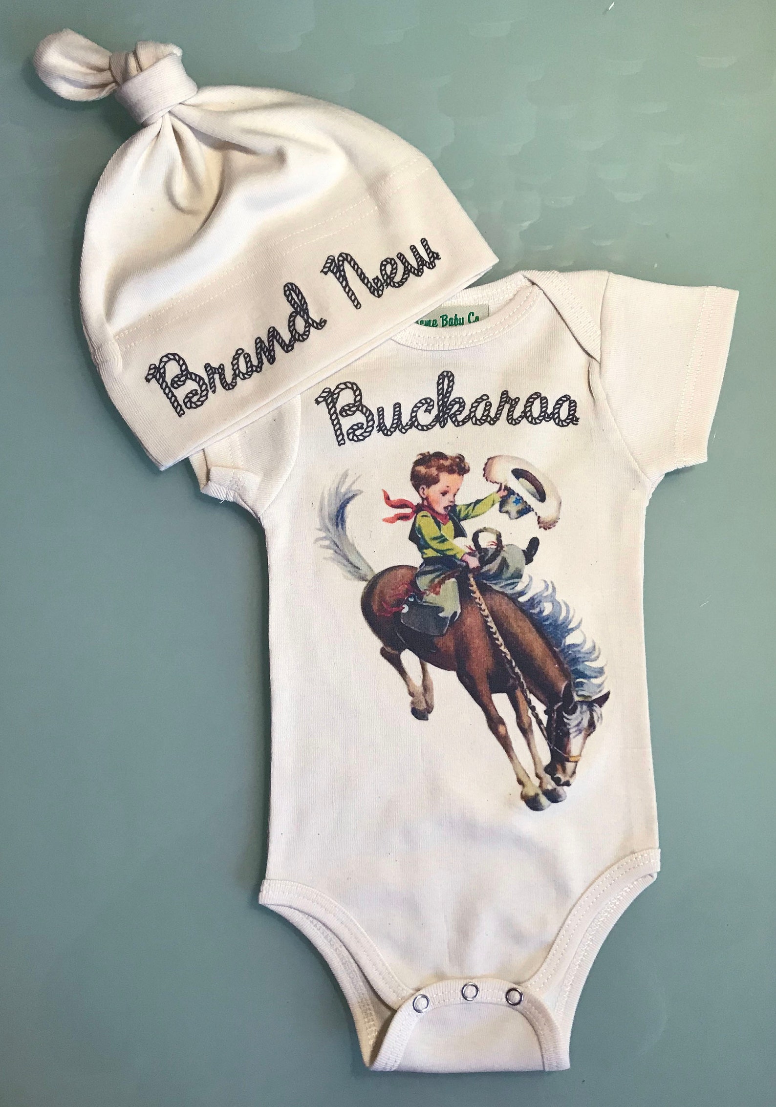 Brand New Buckaroo Coming Home Set. Retro Western One Piece - Etsy