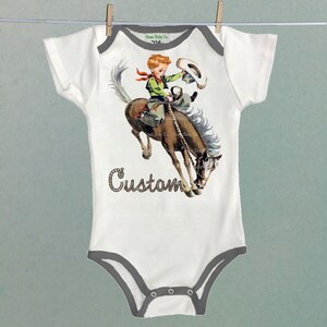 Retro Redhead Cowboy Buckaroo One Piece With Colored Trim. Great ...