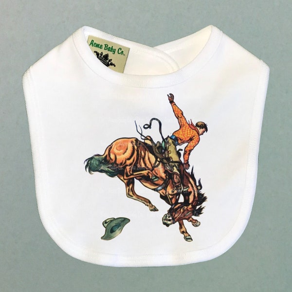 Cowboy Bib - Etsy