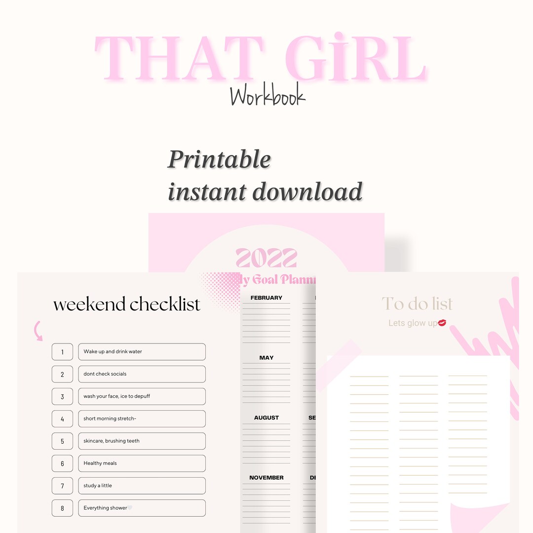 2024 Digital Planner That Girl Planner 2024 Daily, Weekly & Monthly ...