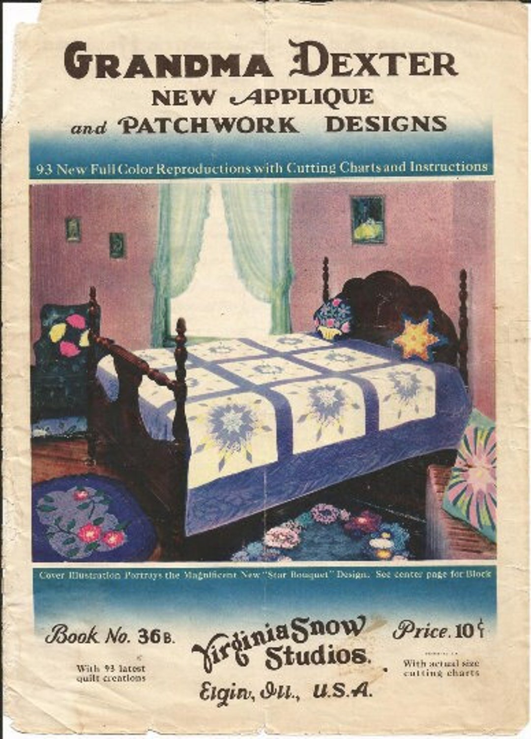 Circa 1930 Depression Era Quilt Patterns-grandma Dexter-virginia Snow ...