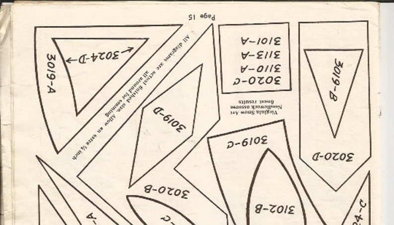 Circa 1930 Depression Era Quilt Patterns-grandma Dexter-virginia Snow ...