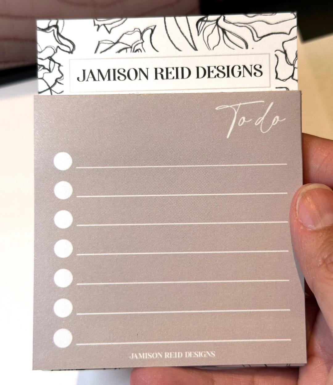 Custom to Do Checklist Post-it Pad, Notes, Self Care Check List Sticky ...