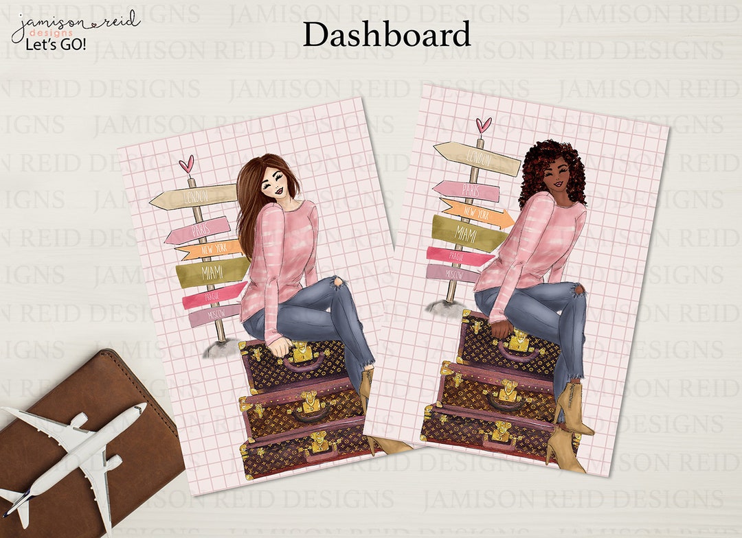 LETS GO! Planner Dashboard, Personalized Planner , Happy Planner ...