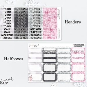 BRRR Planner Stickers a La Carte or Kit , Fashion Girl Sticker Winter ...